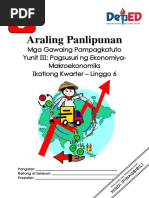 Ap9 - Q3 - Module5 - Layunin at Pamamaraan NG Patakarang Pananalapi | PDF