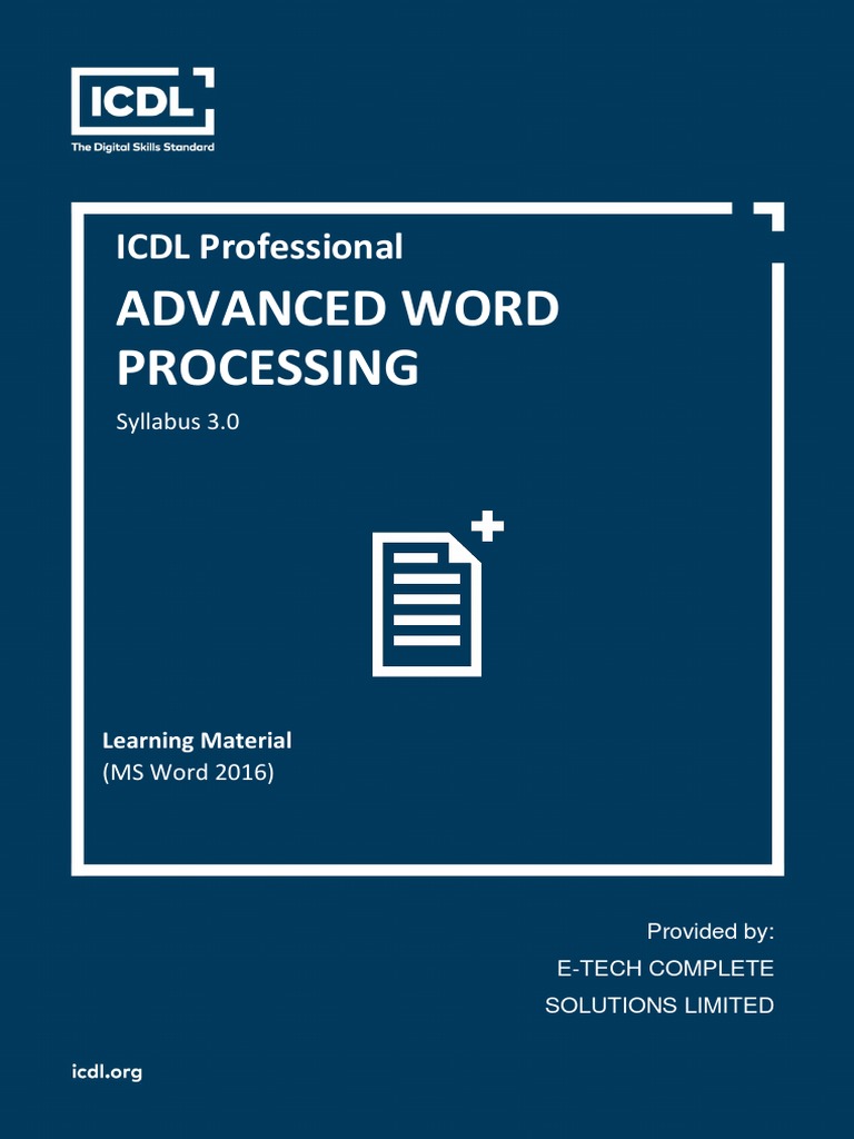 african-icdl-advanced-word-processing-2016-3-0-learning-material