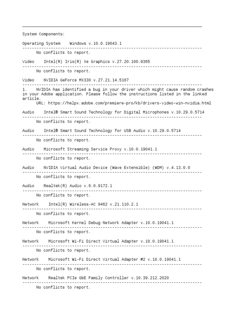 System Compatibility Report | PDF | Computer Science | Computer Networking