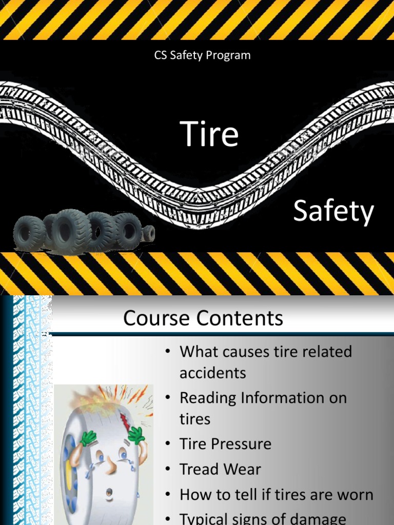 VSP-Tire Safety Presentation | PDF | Tire | Transport