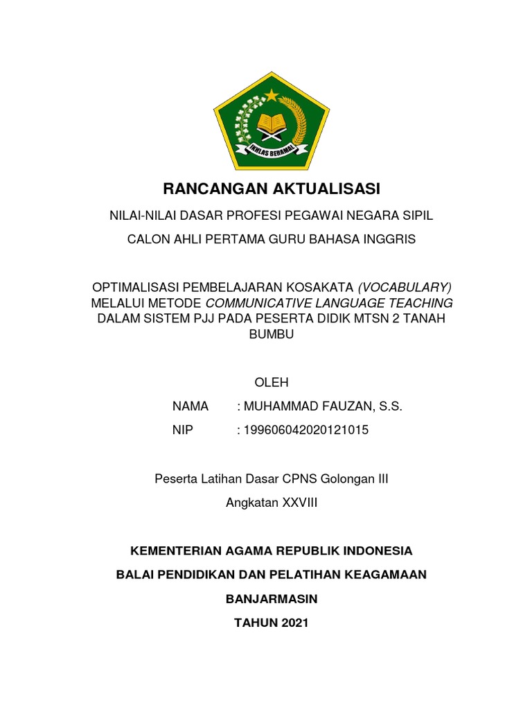 Muhammad Fauzan Angkatan 28 Kelompok 3 Revisi | PDF