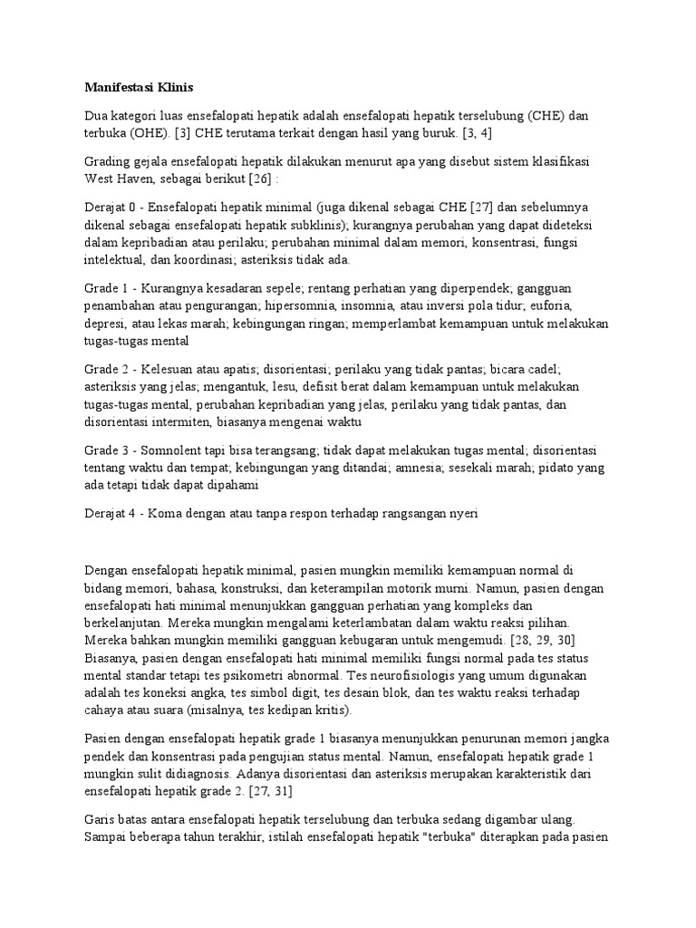 Manifestasi Klinis | PDF