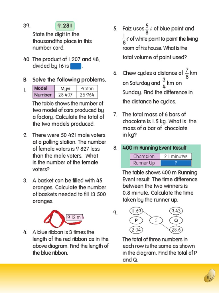 Mathematics Year 4 Textbook DLP 122 | PDF | Mathematics