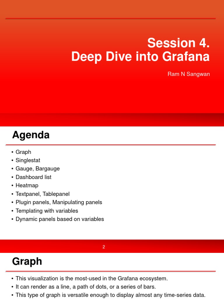 Session 4 Deep Dive Into Grafana | PDF | Variable (Computer Science) | Logarithm