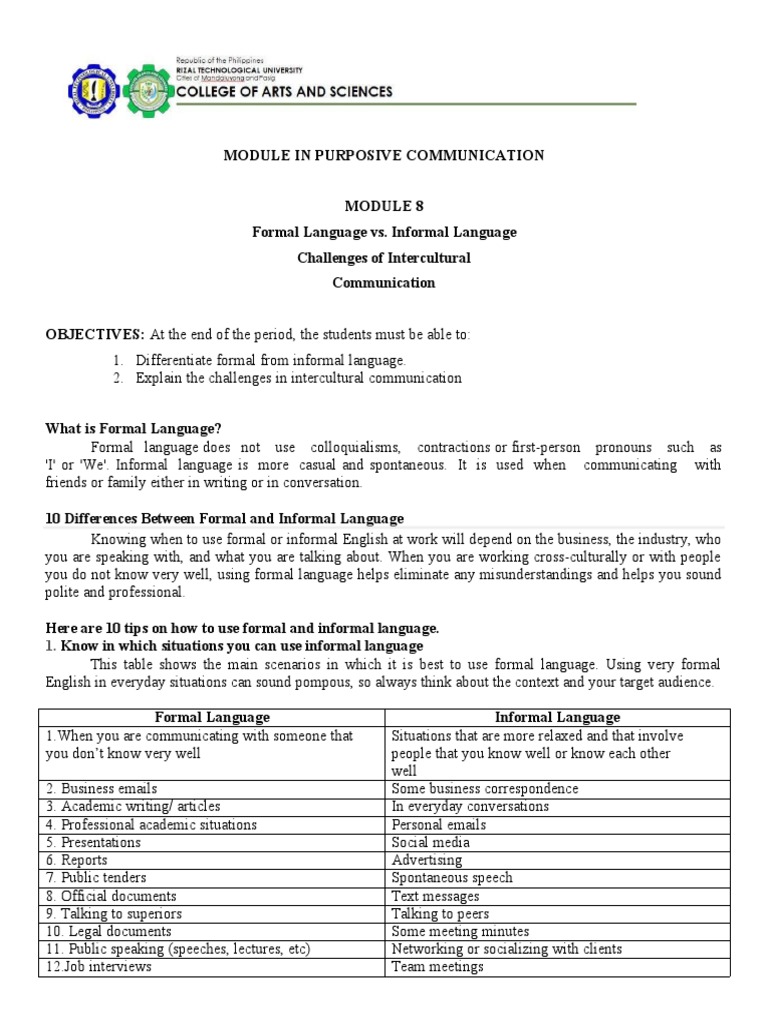 Module 8 | PDF | Cross Cultural Communication | Communication