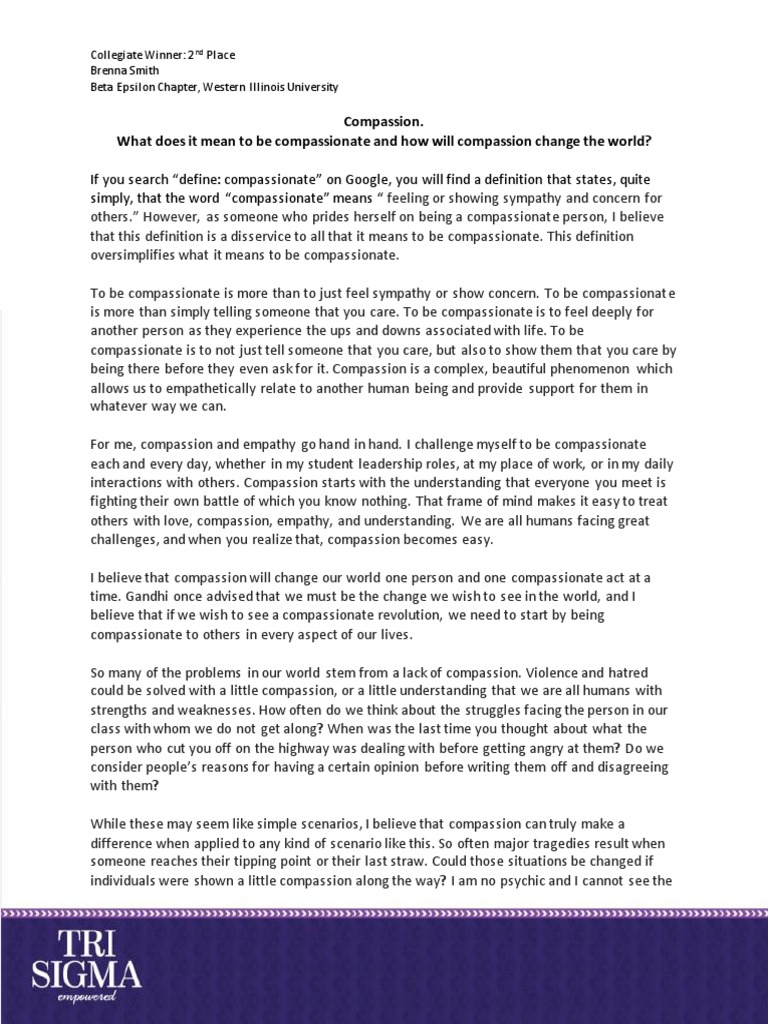Compassion. What Does It Mean To Be Compassionate and How Will ...