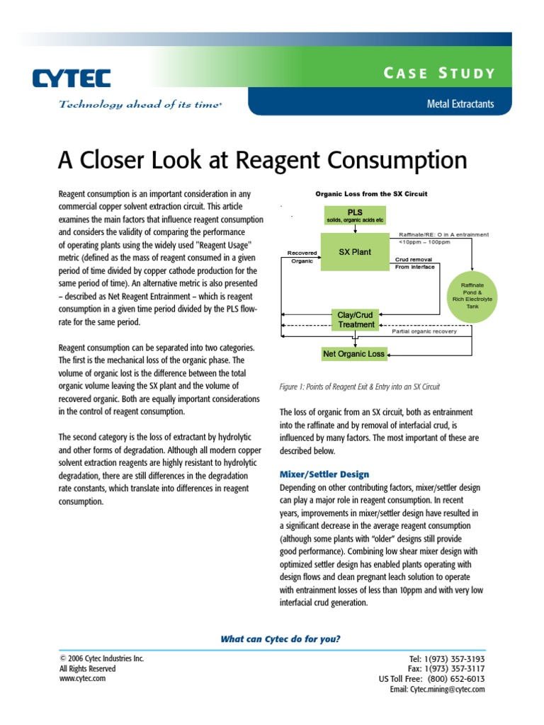 Reagent Consumption in Cus X | PDF | Chemical Substances | Chemical ...