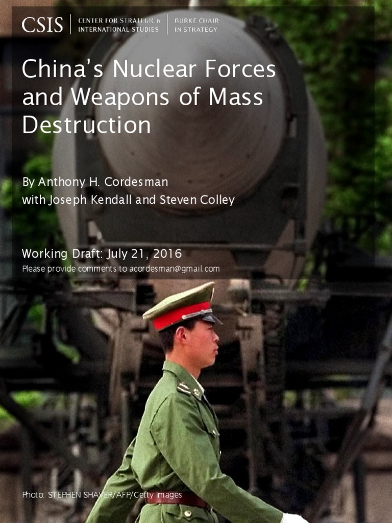 China Nuclear Weapons Report | PDF | Intercontinental Ballistic Missile ...