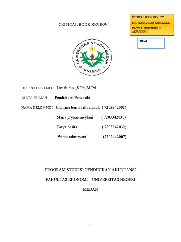 Cbr-Pendidikan Pancasila Unimed | PDF