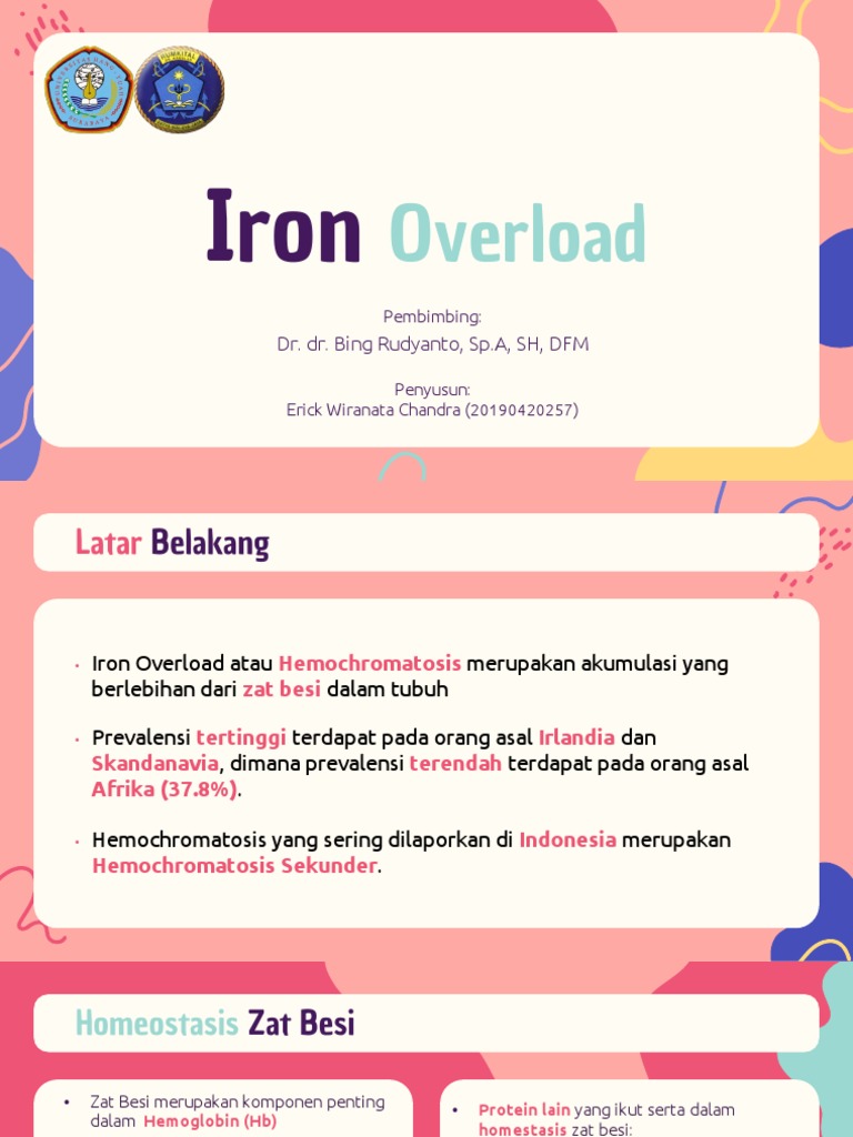 Iron Overload PPT - Erick Wiranata Chandra - 20190420257 | PDF