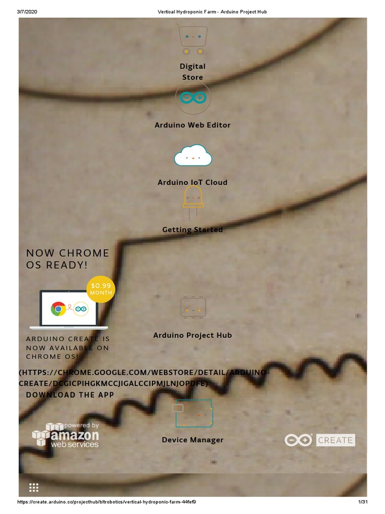 Vertical Hydroponic Farm - Arduino Project Hub | PDF | Pipe (Fluid ...
