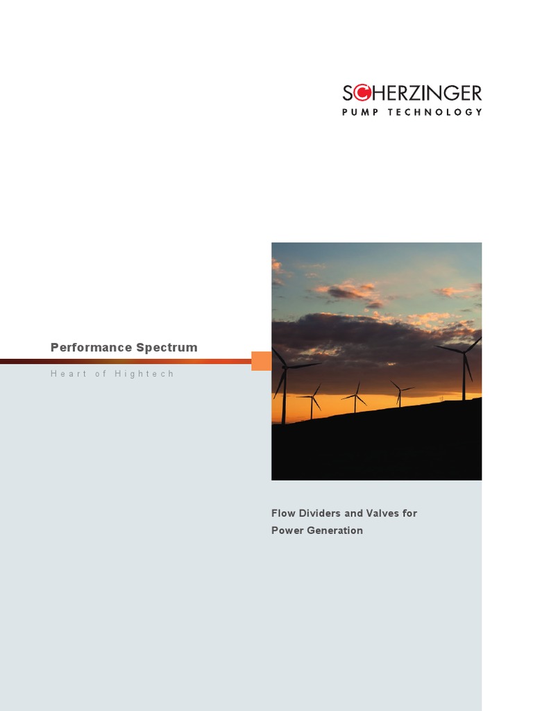 Performance Spectrum: Heart of Hightech | PDF | Valve | Pump