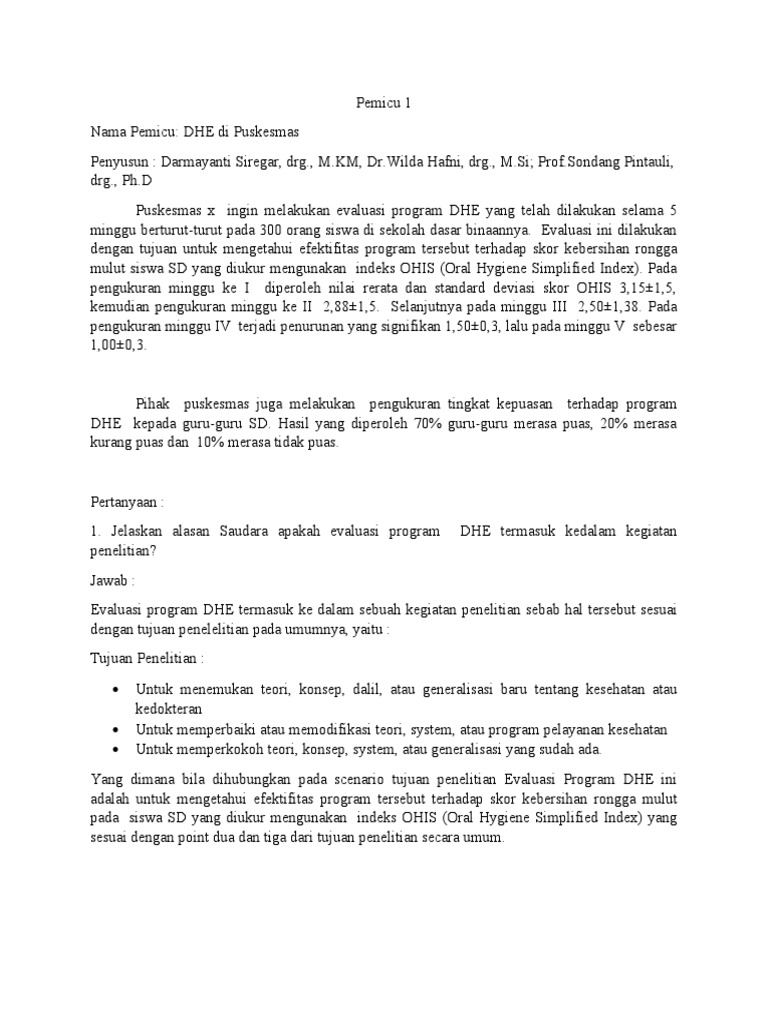 Pemicu 1 - Blok 21 - Jeremias - 170600162 | PDF