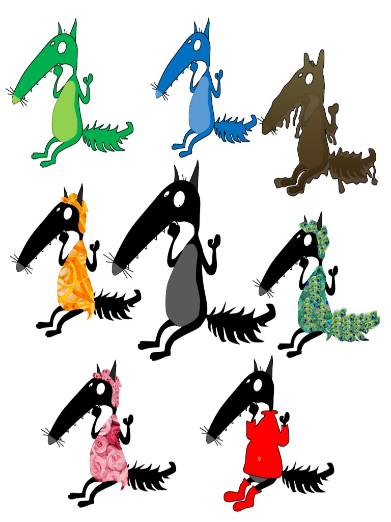 Lobo Que Quiere Cambiar de Color | PDF