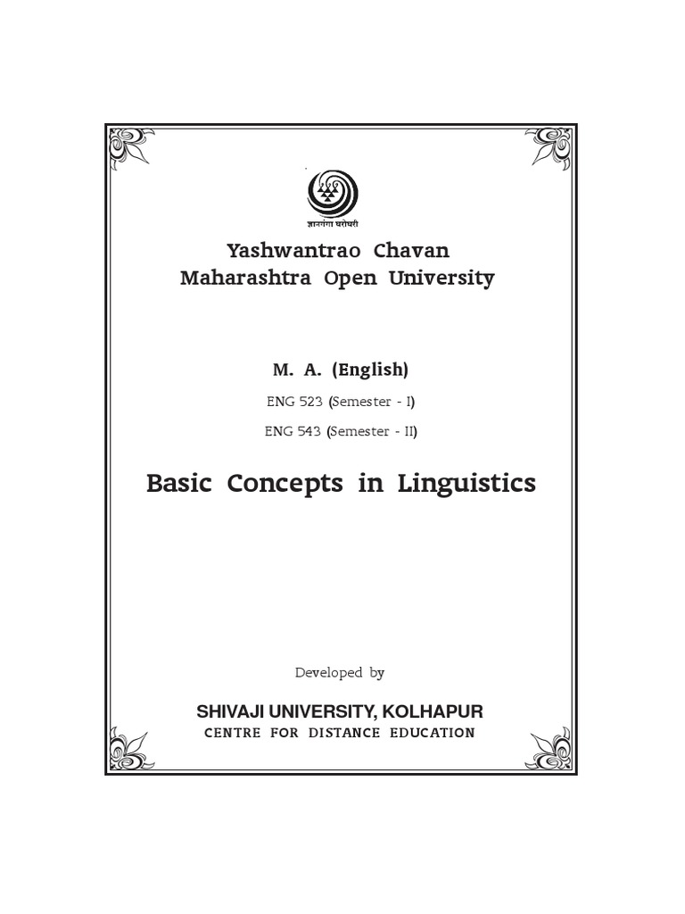 Basic Concept in Linguistics | PDF | Linguistics | Dialect