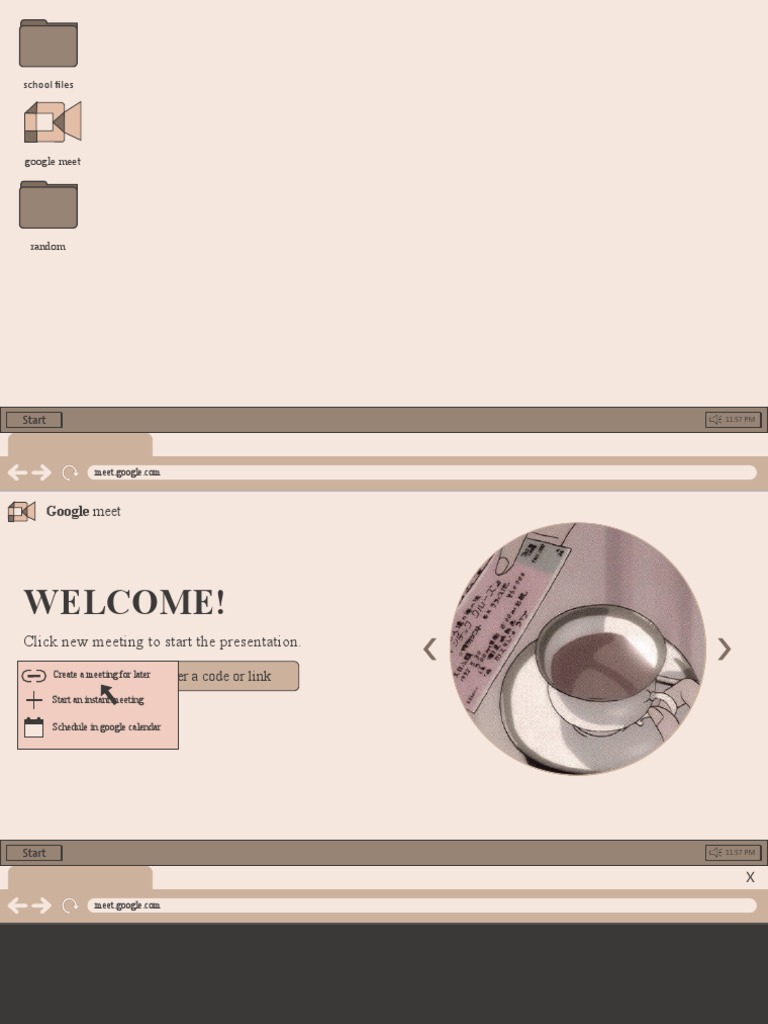 Google Meet Inspired Template (Free Template) | PDF