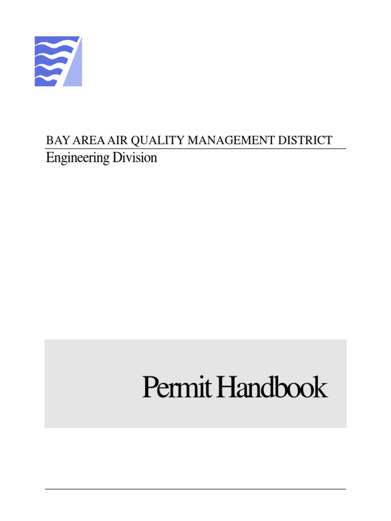 BAAQMD Permit Handbook | PDF | Air Pollution | Chemistry
