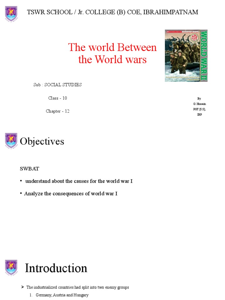 The World Between The World Wars | PDF | Allies Of World War I | World ...