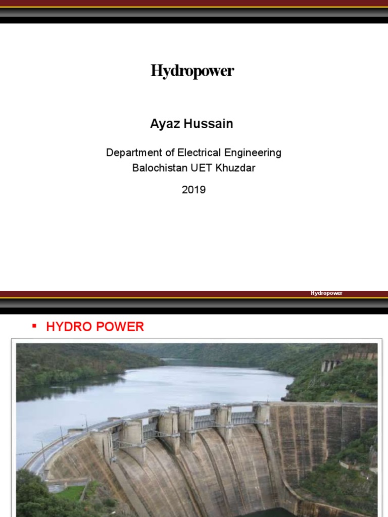 Hydro Power | PDF | Hydroelectricity | Power Station