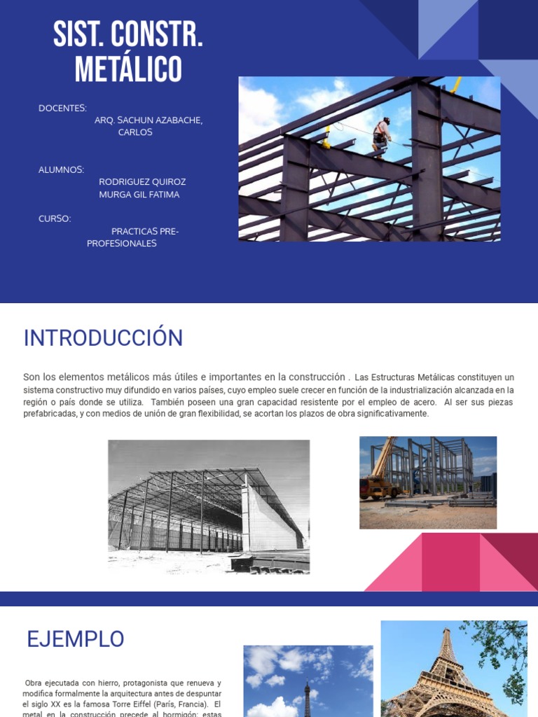 Estructuras Metálicas en Construcción | PDF | Hormigón | Acero