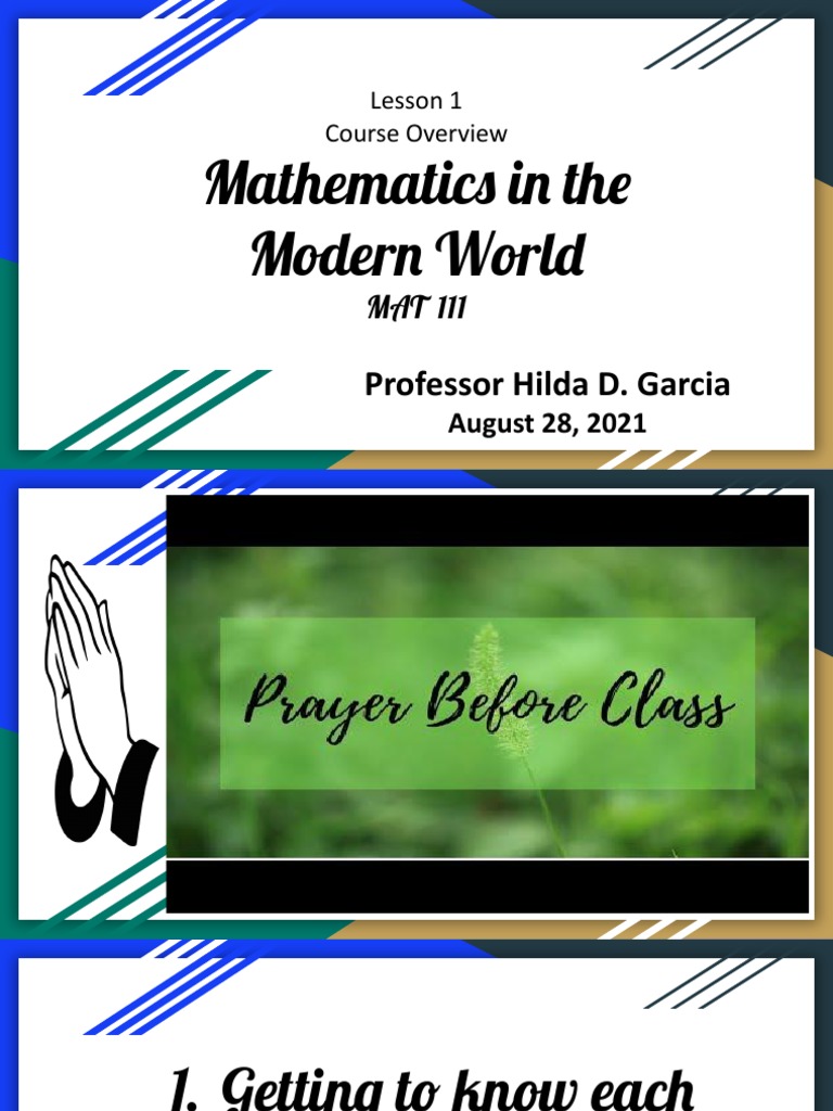 Lesson 1 Course Overview | PDF