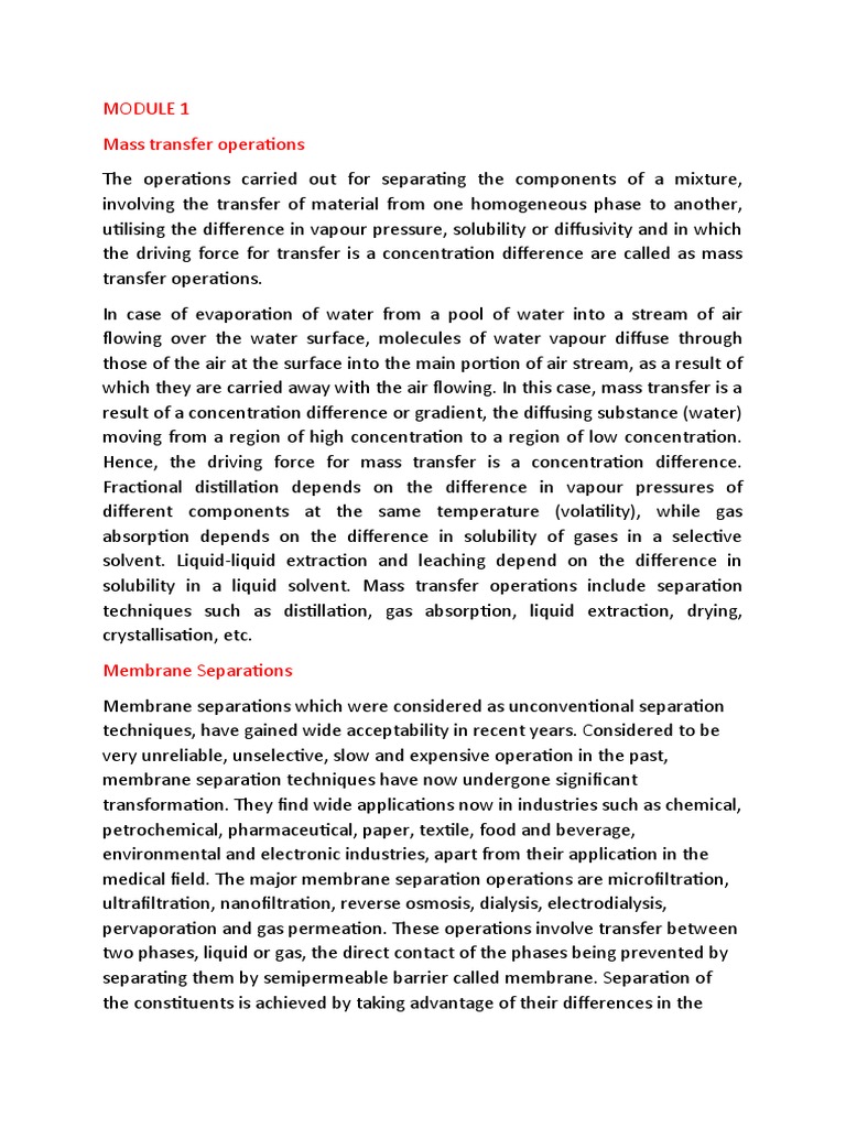 Mass Transfer Operations | PDF | Solubility | Solution