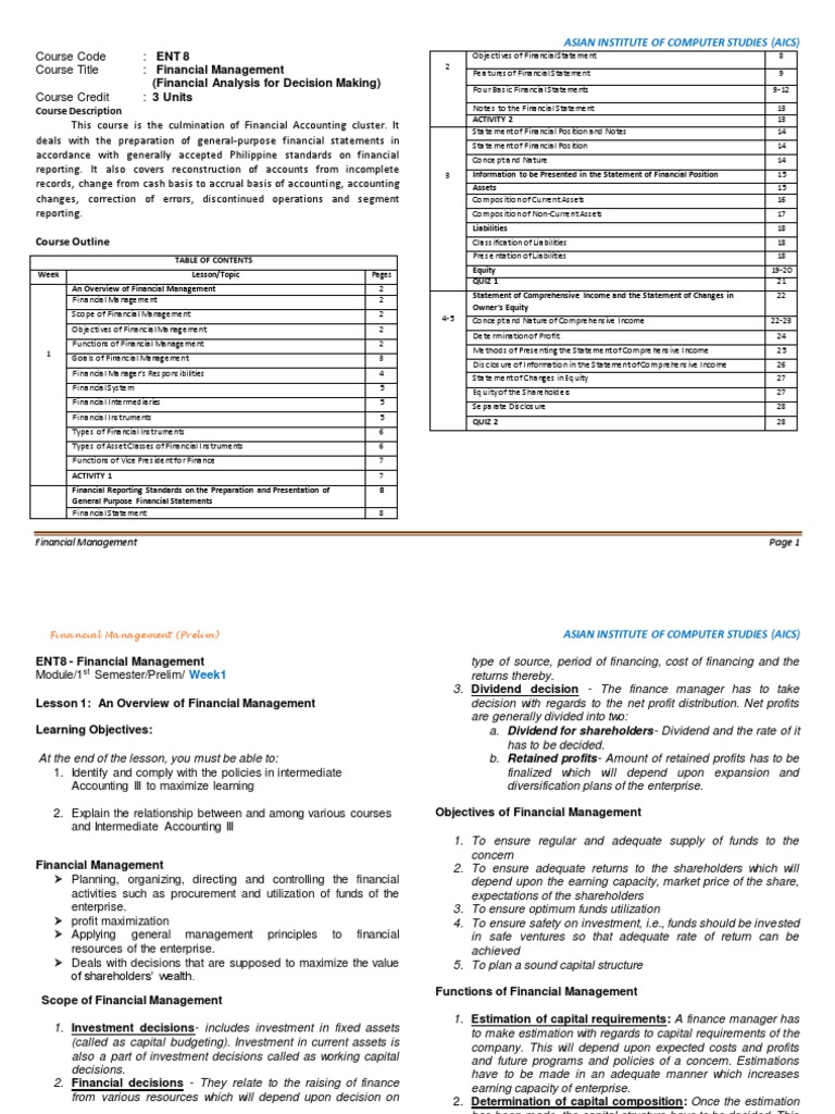 Financial-Statements Module | PDF | Stocks | Derivative (Finance)