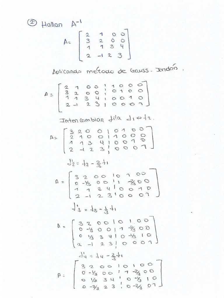 PC1 Algebra Lineal | PDF