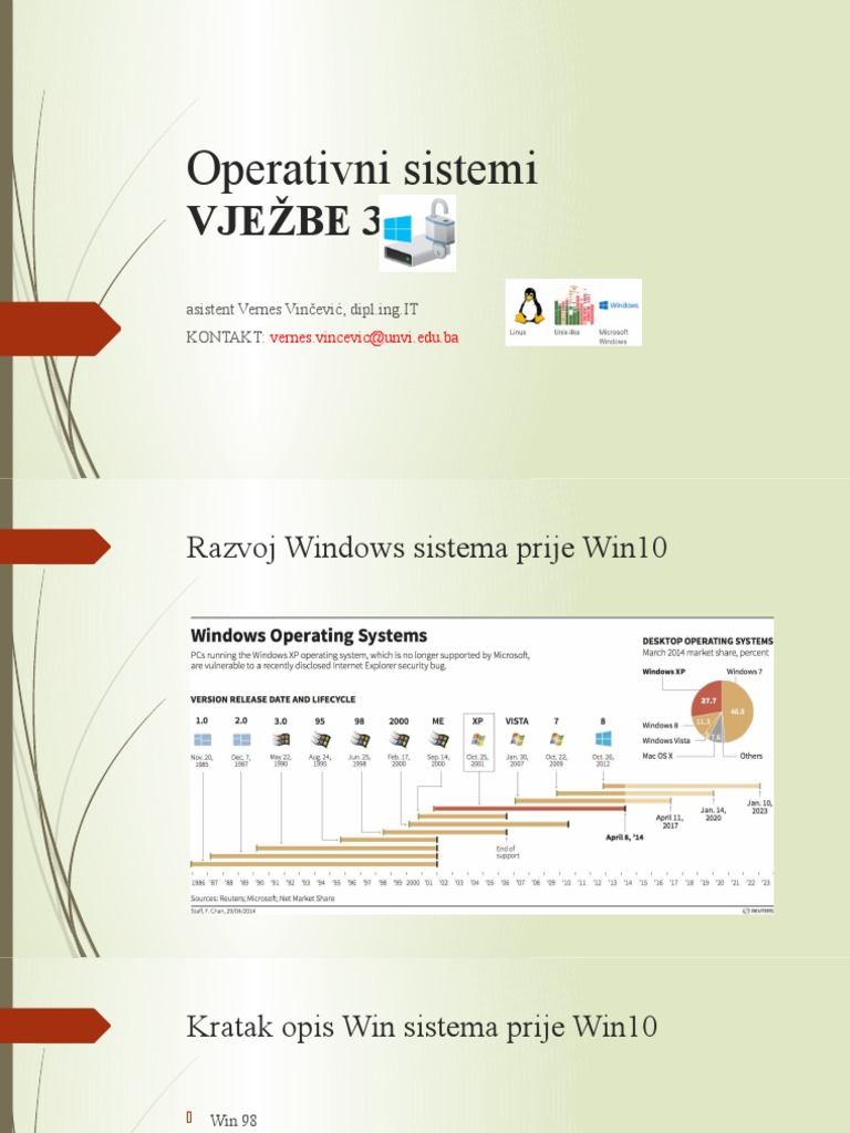 Operativni Sistemi - 2 Vjezbe - 8000 | PDF