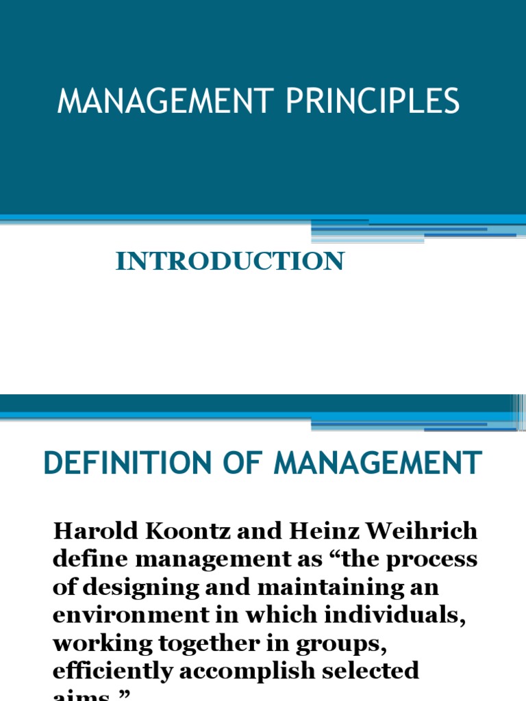 Management Introduction | PDF | Leadership | Skill