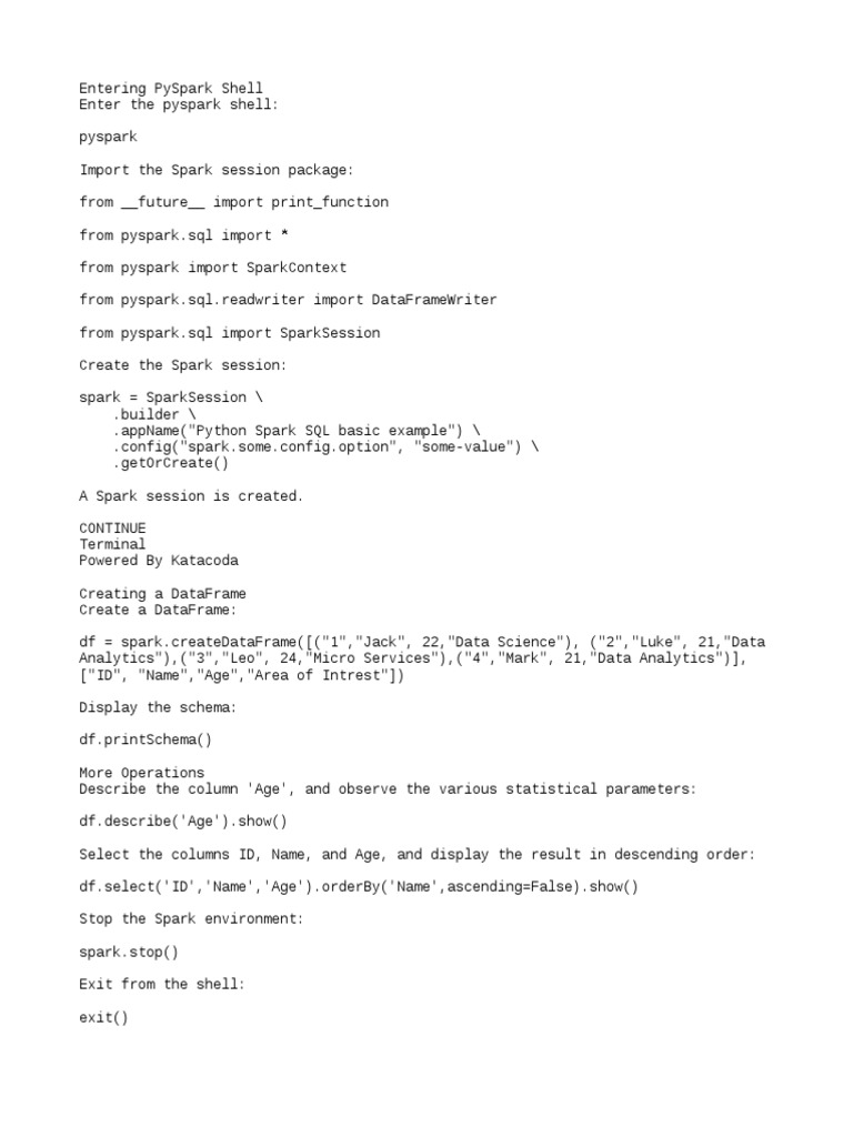 Py Spark Final | PDF