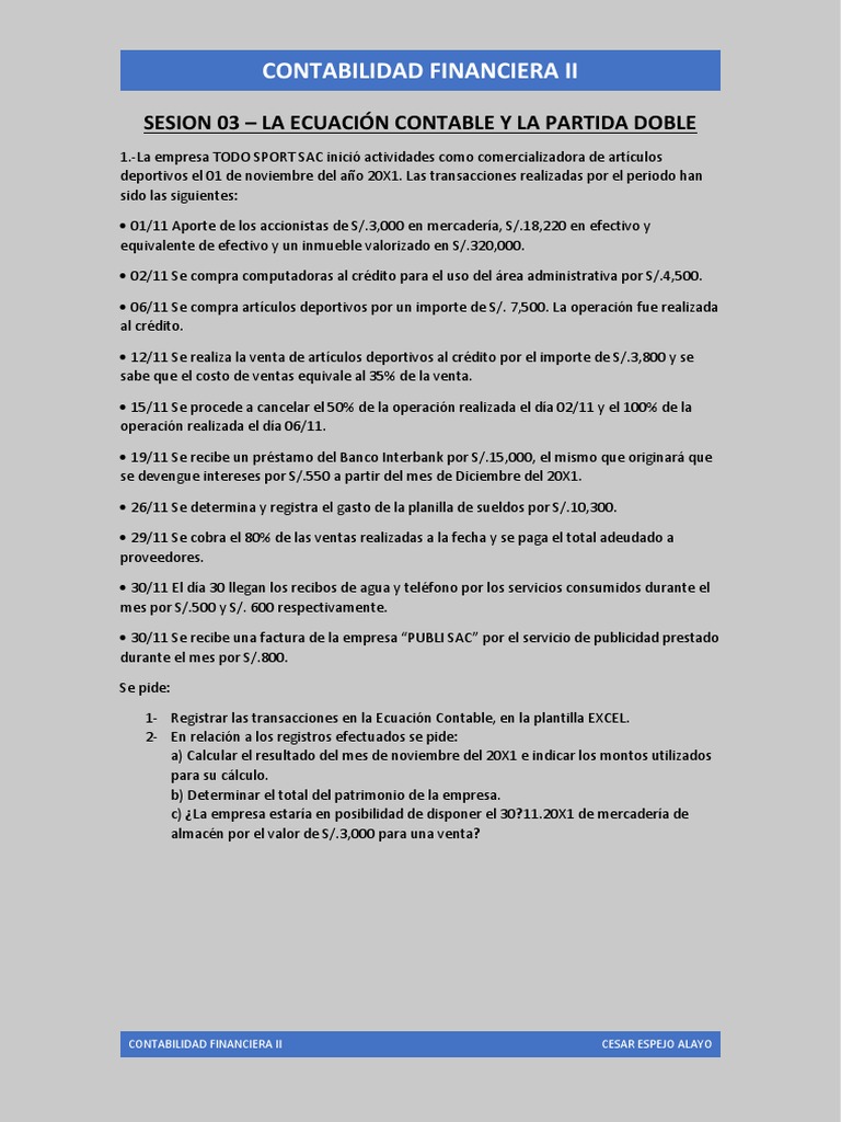 Practica Contable | PDF