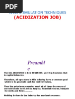 Matrix Acidizing PDF | PDF | Hydraulic Fracturing | Hydrochloric Acid