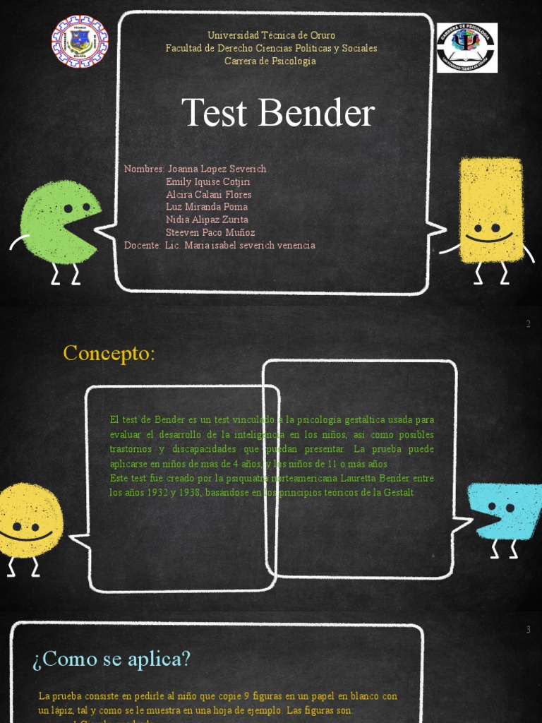 Test de Bender: Evaluación Infantil en Psicología | PDF | Timidez ...