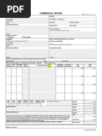 FedEx Commercial Invoice Template | PDF | Invoice | Accounts Payable