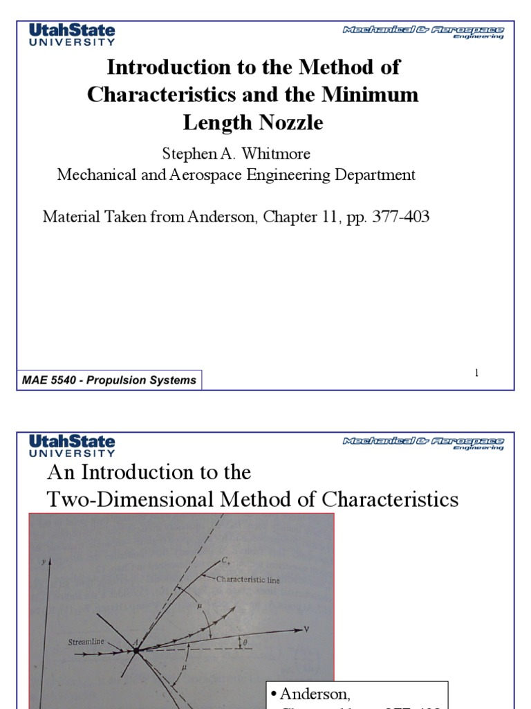 Introduction To The Method of Characteristics and The Minimum Length ...