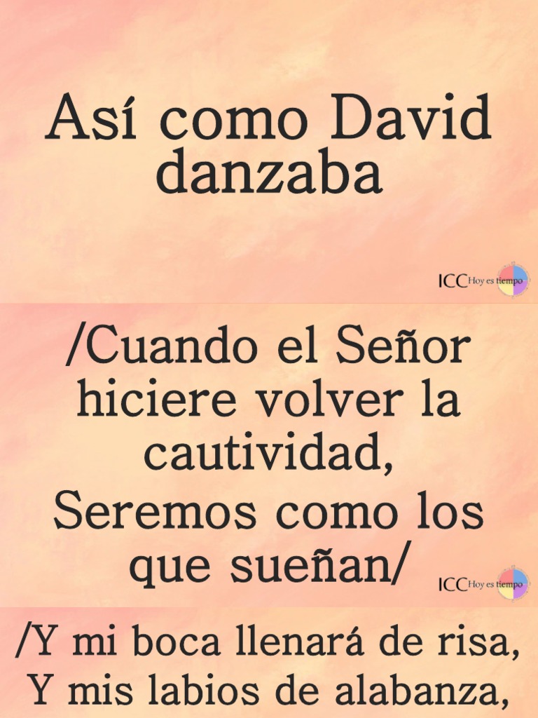 Así Como David Danzaba | PDF