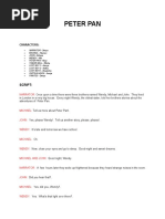 Peter Pan Script | PDF