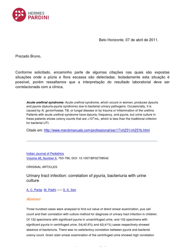 Piuria Esteril | PDF | Urinary Tract Infection | Systemic Lupus ...