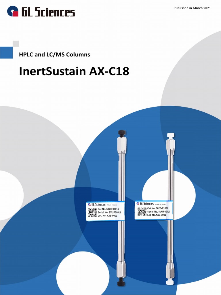 InertSustain AX-C18 Catalog - EN | PDF | High Performance Liquid Chromatography | Analytical ...
