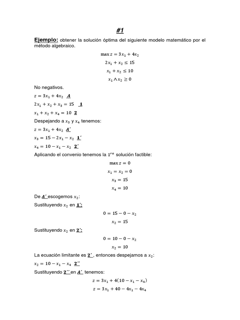Ejercicios SIC 1 | PDF | Ecuaciones | Matemáticas