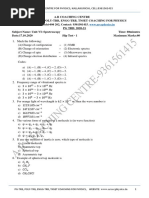 UET Lahore ECAT Entry Test Sample Paper | PDF | Macromolecules ...