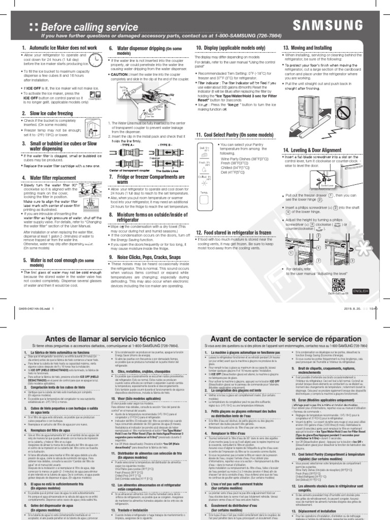 Refrigerator Setup Guide | PDF | Refrigerator | Building Engineering