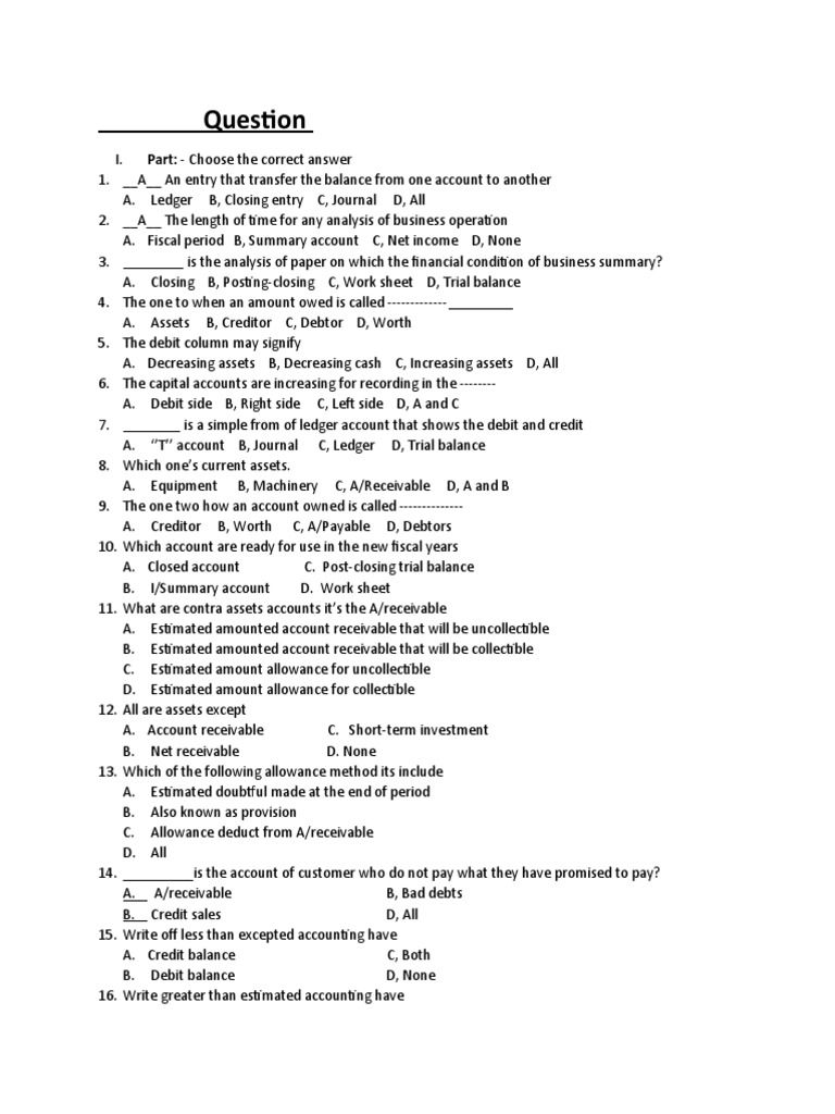 Level 3 Coc Choose | Download Free PDF | Debits And Credits | Expense