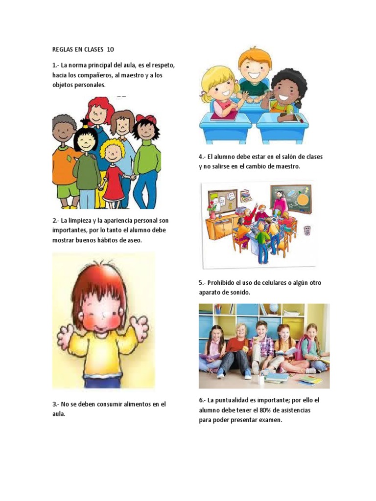 Reglas en Clases 10 | PDF