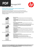 Datasheet - HP Color LaserJet Managed MFP E47528 Series | PDF | Image ...