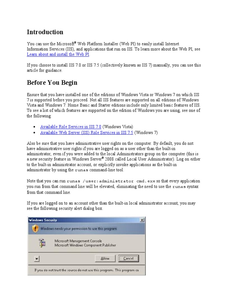 Learn About and Install The Web PI | Download Free PDF | Internet ...