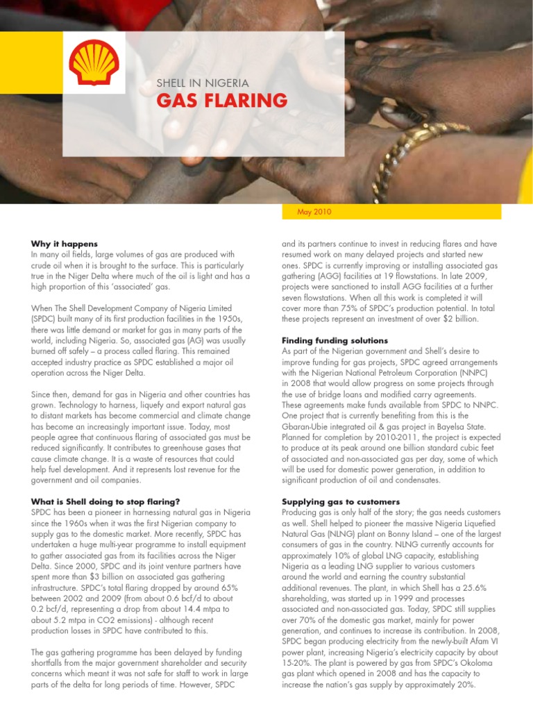 Gas Flaring | PDF | Natural Gas | Royal Dutch Shell