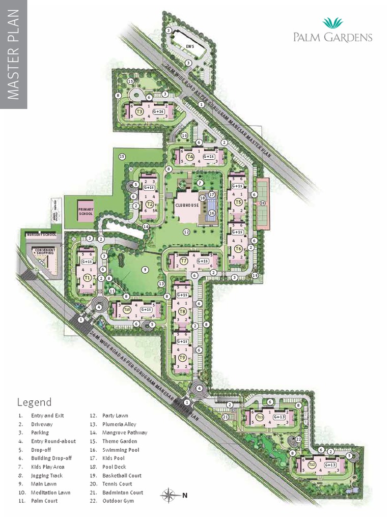 Legend: 24 M Wide Road As Per Gurugram Manesar Master Plan | PDF