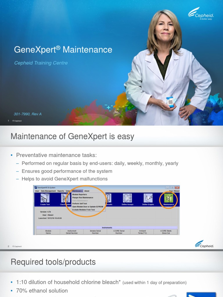 8 GeneXpert Maintenance | PDF | Technical Support | Computing